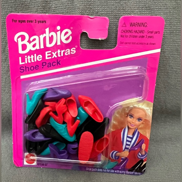 Barbie | Toys | Mattel Barbie Little Extras Shoe Pack 2 Pack Heels ...